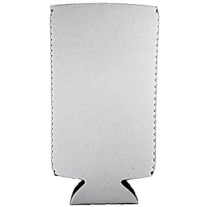 Blank Neoprene Slim Can Coolie (1, White)