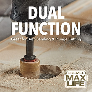 Dremel Max Life 60 Git Carbide Sanding Drum, Rotary Tool Accessory - 408HP