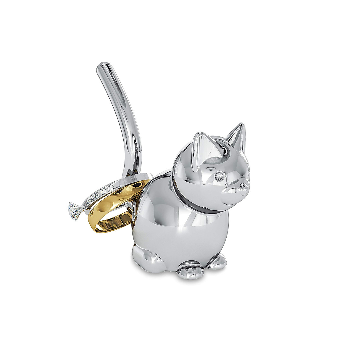Umbra 299212-158 Zoola Cat Ring Holder, Chrome