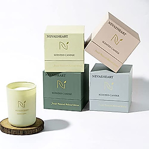 Scented Candle for Home,Lavender Eucalyptus Candles for Home Scented,8.1OZ Aromatherapy Candle Gift Set for Women, Natural Soy Wax, Home Fragrance with Gift Box,Mother's Day Gift