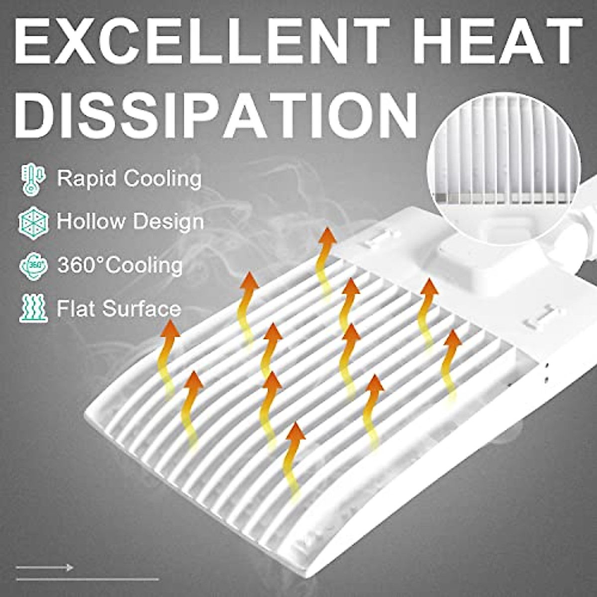 150W LED Parking Lot Light 21000 LM, 5000K 1-10V Dimmable LED Shoebox Pole Area Light (600W MH Equiv), Direct Arm Mount IP65 Waterproof 100-277V AC, UL&DLC, White (Direct Arm Mount, 150Watts)