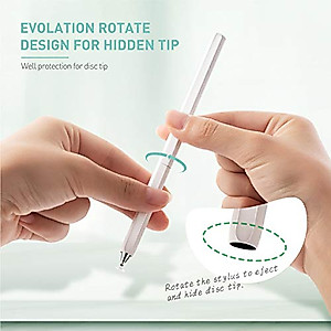Stylus Pens, Universal High Sensitive & Precision Capacitive Disc Tip Touch Screen Pen Stylus for iPhone/iPad/Pro/Samsung/Galaxy/Tablet/Kindle/Computer/FireTablet
