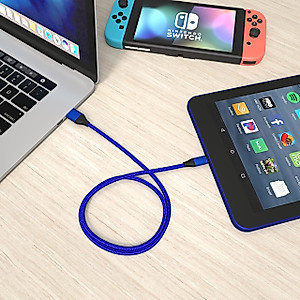 [2 Pack-6Ft] USB C Fast Charger Cord Compatible with Amazon Fire HD 10,10 Plus(2019-2021), New Fire HD 8-10th Gen Tablet,8 Plus (2020),Fire HD7-12th Gen(2022),Kids Edition,Kids Pro