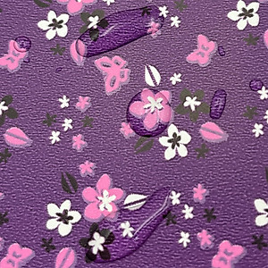 Yifely Purple Decorative PVC Shelf Paper Drawer Liner Self-Adhesive Shelved Dresser Cabinet Decor 17.7 Inch by 9.8 Feet