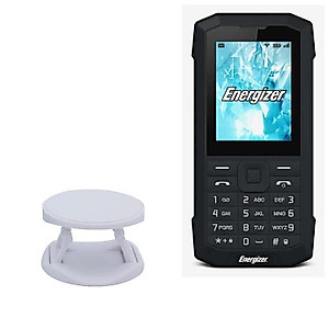 BoxWave Phone Grip Compatible with Energizer Energy 100 (2017) (Phone Grip by BoxWave) - SnapGrip Tilt Holder, Back Grip Enhancer Tilt Stand for Energizer Energy 100 (2017) - Winter White