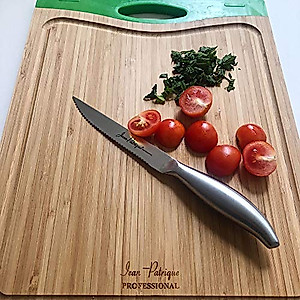 Jean-Patrique 5" Serrated Vegetable Nakiri Knife - Chopping Knife