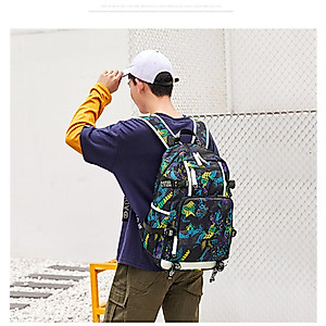 ISaikoy Game Plants vs. Zombies Backpack Shoulder Bag Bookbag School Bag Daypack Satchel Laptop Bag Color Blue4