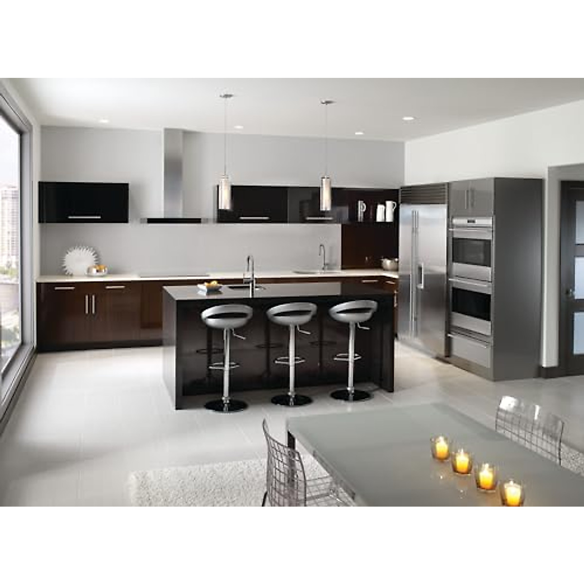 Moen Align Chrome One-Handle Modern Kitchen Pulldown Faucet with Reflex Docking System and Power Clean Spray Technology, 7565