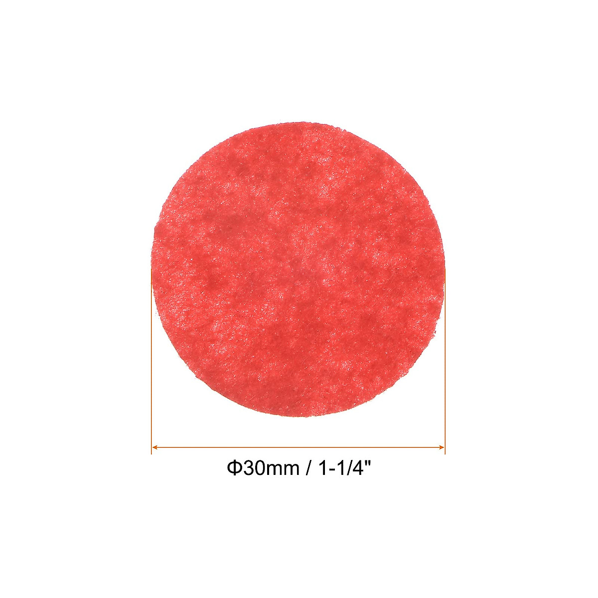 HARFINGTON 300pcs Round Felt Circles, 30mm 1-1/4" Pre Cut Felt Craft Pads Non-Woven Mini Felt Fabric Circles for DIY Sewing Handcraft Cut Projects Craft Finishing, Mixed Color