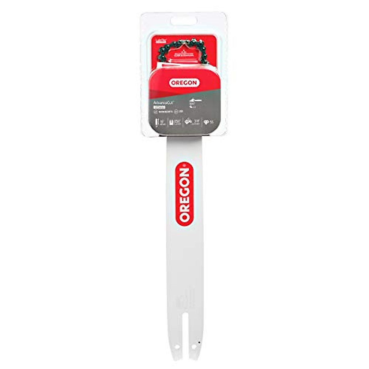 Oregon 16-Inch Replacement Chainsaw Bar and S55 AdvanceCut Chainsaw Chain Combo, 55 Drive Links, Pitch: 3/8" Low Vibration, .050" Gauge (105668),Grey