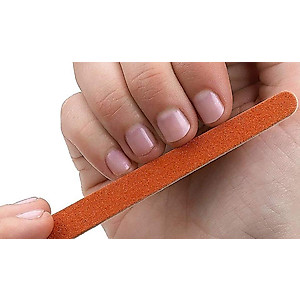 DreamCut Single Pack Nail File Emery Boards Buffering Files Professional Manicure Pedicure Beauty Tools 10Pcs/Pack Nail Files for Home and Salon Use