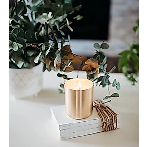 Elemental Coconut & Vanilla Scented Candles 10 Ounce 56 Hour Burn All Natural Soy Candle Vanilla Candle