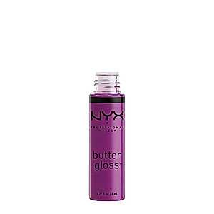 NYX Professional Makeup Butter Gloss, Raspberry Tart, 0.27 Fluid Ounce