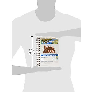 Strathmore 460-55 400 Series Visual Watercolor Journal, 140 LB Cold Press, 5.5"x8", 22 Sheets , White