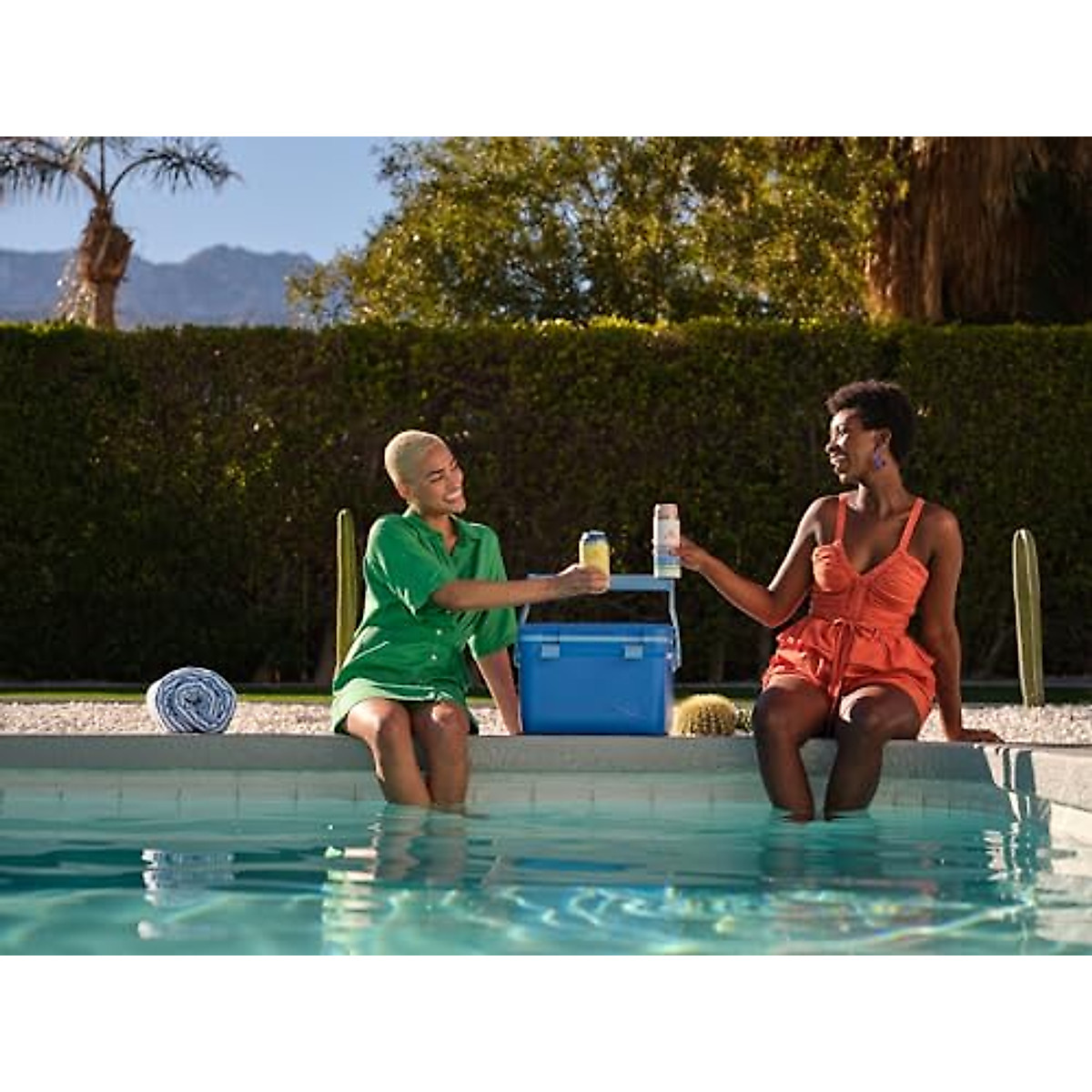 Stanley Adventure Outdoor Cooler 16 qt | Heavy Duty Outdoor Camping Cooler with Easy Carry Top Handle | 36 Hour Cooling Ice Chest for 21 Cans| BPA-Free | Pomelo