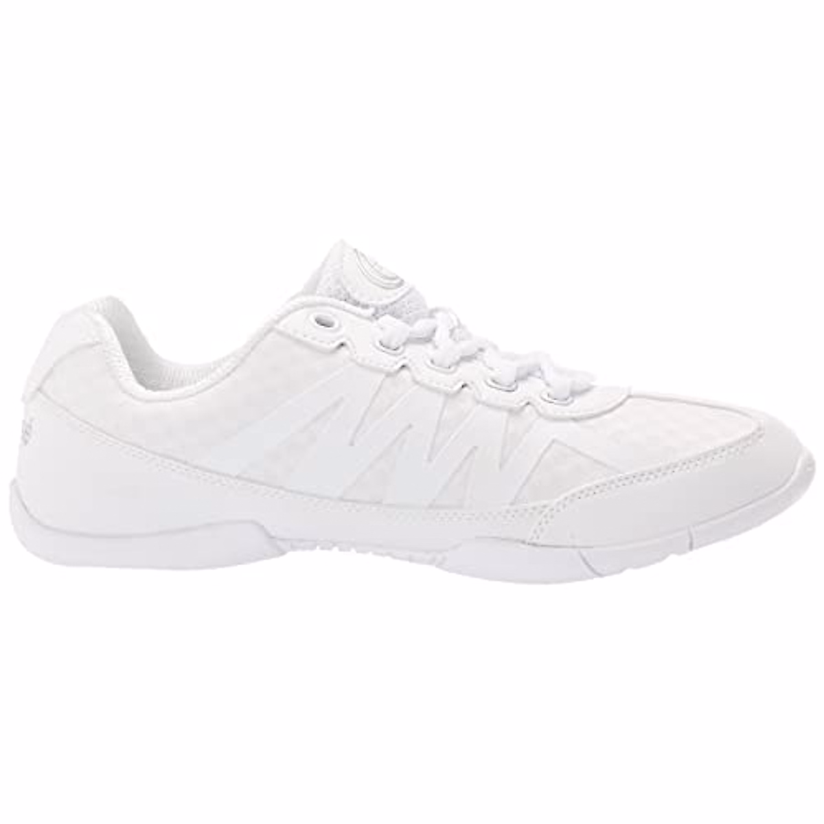 chassé Apex Cheerleading Shoes - White Cheer Shoes for Women (White, Size 7 Adult)