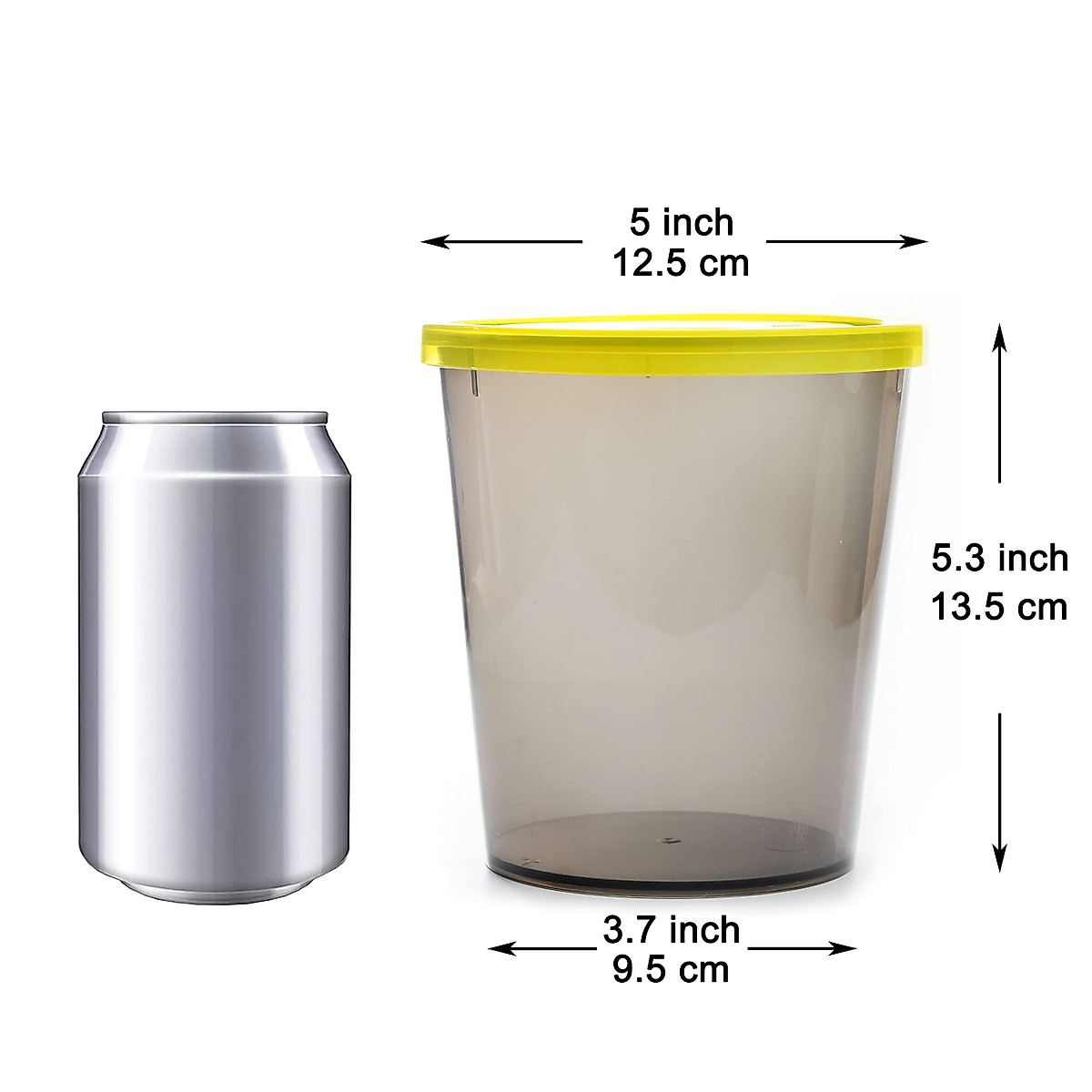 Youngever 3 Sets 32OZ Large Food Containers, Plastic Food Round Containers, Large Soup Containers with lids, Round Plastic Deli Containers with Lids