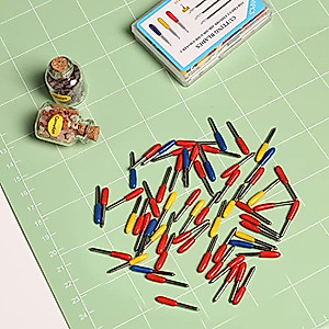 60PCS Replacement Blades for Cricut Cut Blades Explore Air 2/Air 3/Maker 3/ for Explore Cricut Cutting Replacement Blades Compatible with Cricut 10 30° Fine Point 40 45° Standard 10 60° Deep Point