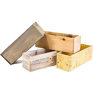 Plastic Liners for Wood Boxes (10.5”x 3” x 3.5”) Clear Plastic Liners for Planters l Plastic Liner Inserts for Planters (Sell in Pack of 12) (to fit12 Planter) (L120404)