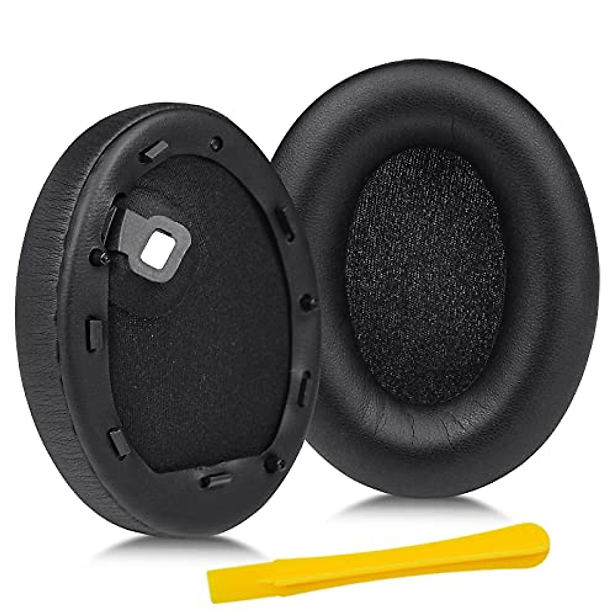 MOLGRIA Upgrade Ear Pads Cushion, Replacement Earpads with Pads Holder for Sony WH-1000XM4 Noise Canceling Headphone (Black)