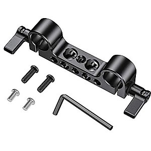 SMALLRIG Super Lightweight 15mm Railblock with 1/4"-20 Thread for RED and Other 15mm DSLR Camera Rig - 942