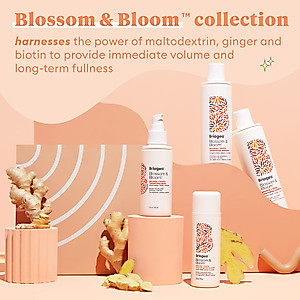 Briogeo Blossom and Bloom Ginseng and Biotin Volumizing Spray, Volumizing Styler for Fine, Thin, Limp Hair, Vegan, Phalate & Paraben-Free, 5 oz