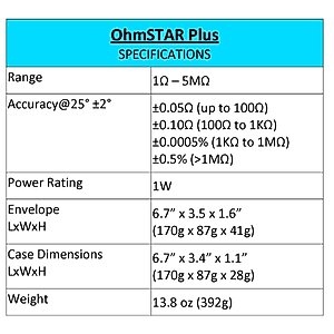 Resistance Decade Box, Substitution - Dual Display Mode for Sensor Simulation(Thermistor, Strain Gauge, Pressure) Simple Commands for USB Computer Control - (0.01Ω Resolution), Made in U.S.A.