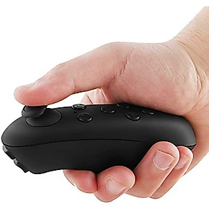 Ultimaxx Xtreme VR Remote Controller Gamepad Bluetooth Control VR Video, Game, Selfie, Flip E-Book/PPT/Nook Page, Mouse, in Virtual Reality Headset PC Tablet Laptop iPhone Smart Phone