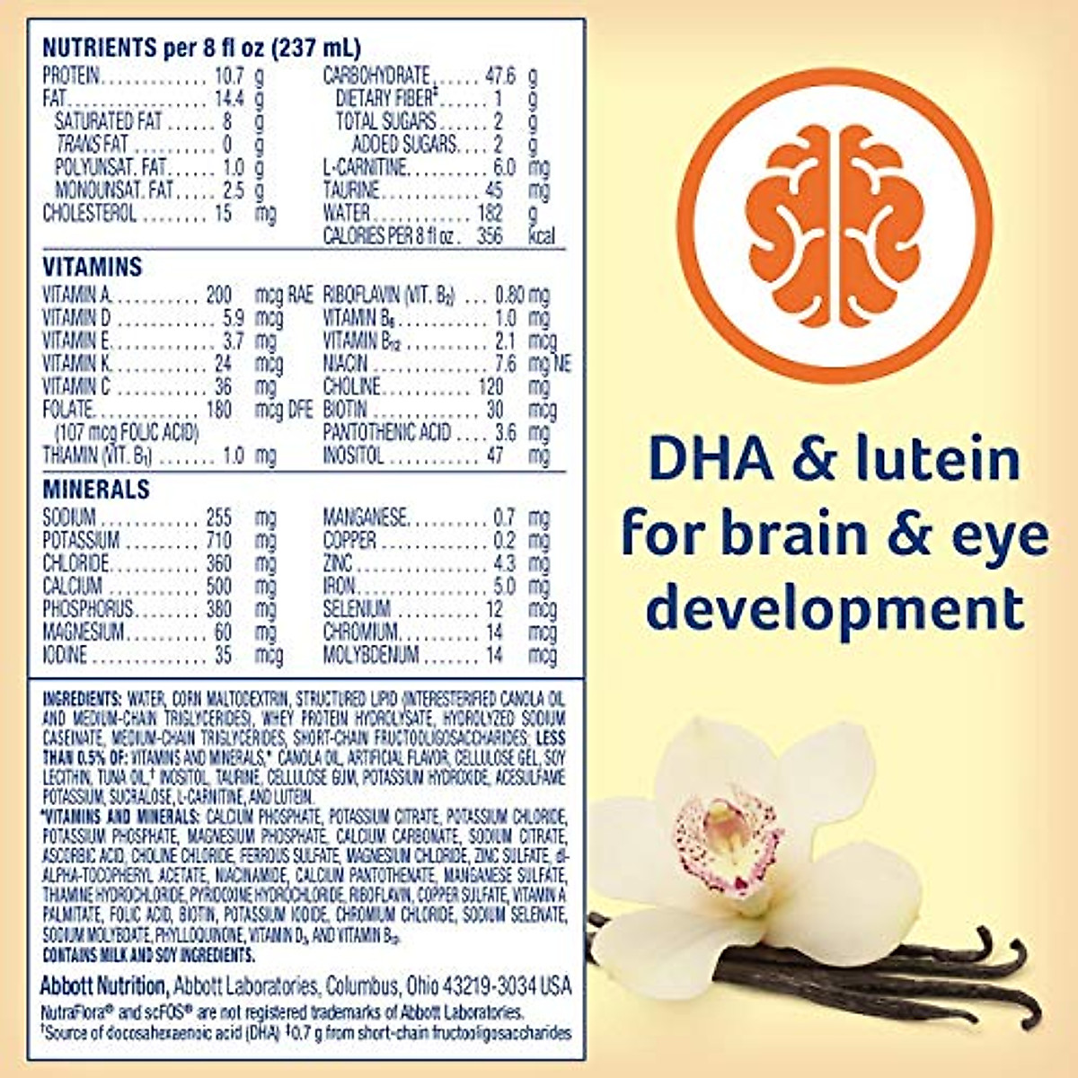 PediaSure Peptide 1.5 Cal, 24 Count, Complete, Balanced Nutrition for Kids with GI Conditions, Peptide-Based Formula, 10g Protein and Prebiotics, for Oral or Tube Feeding, Vanilla, 8-fl-oz Bottle