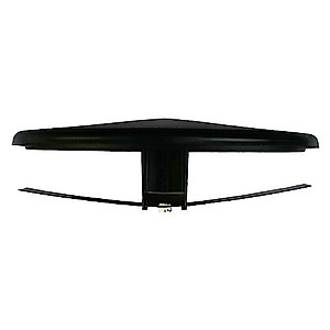 Deltech Manufacturing 6-1/2" Round Light Pole Top Cap- Black Plastic