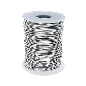 20 Gauge (0.8mm) 304 Stainless Steel Wire 328 Ft for Bailing Wire Sculpting Wire Jewelry Making Wire