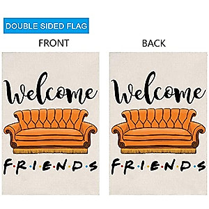 Fri Themed Welcome Home Decor Garden Flag Yard Porch House Flag for Outside Decoration (Welcome Fri)