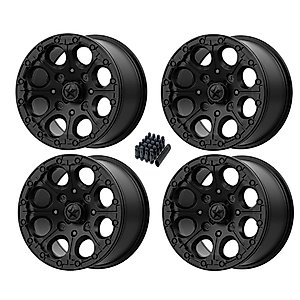 Full Set Of MSA M44 Cannon Beadlock 15x7 4/110 25MM Wheels