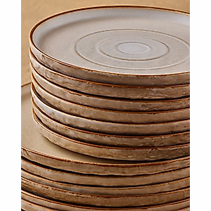 Stone by Mercer Project SHOSAI Stoneware 16-Piece Dinnerware Set, Sand