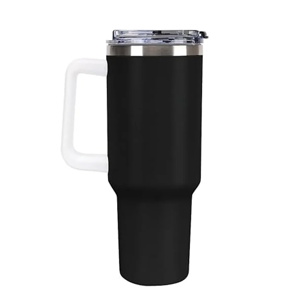Valentines Day Heart Bow Insulated Tumblers with Handle Stainless Steel Coffee Mug Funny Travel Cup with Lid Straw 40oz