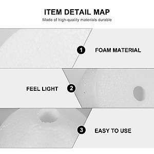 Operitacx Foam Cake Shapes Cake Dummies Doll Dress Cake Model Foam Cake Dummy Princess Skirt Cake Cake Mould for Wedding Birthday Party Banquet Supplies Doll Cake Pan Polystyrene Cake Dummy