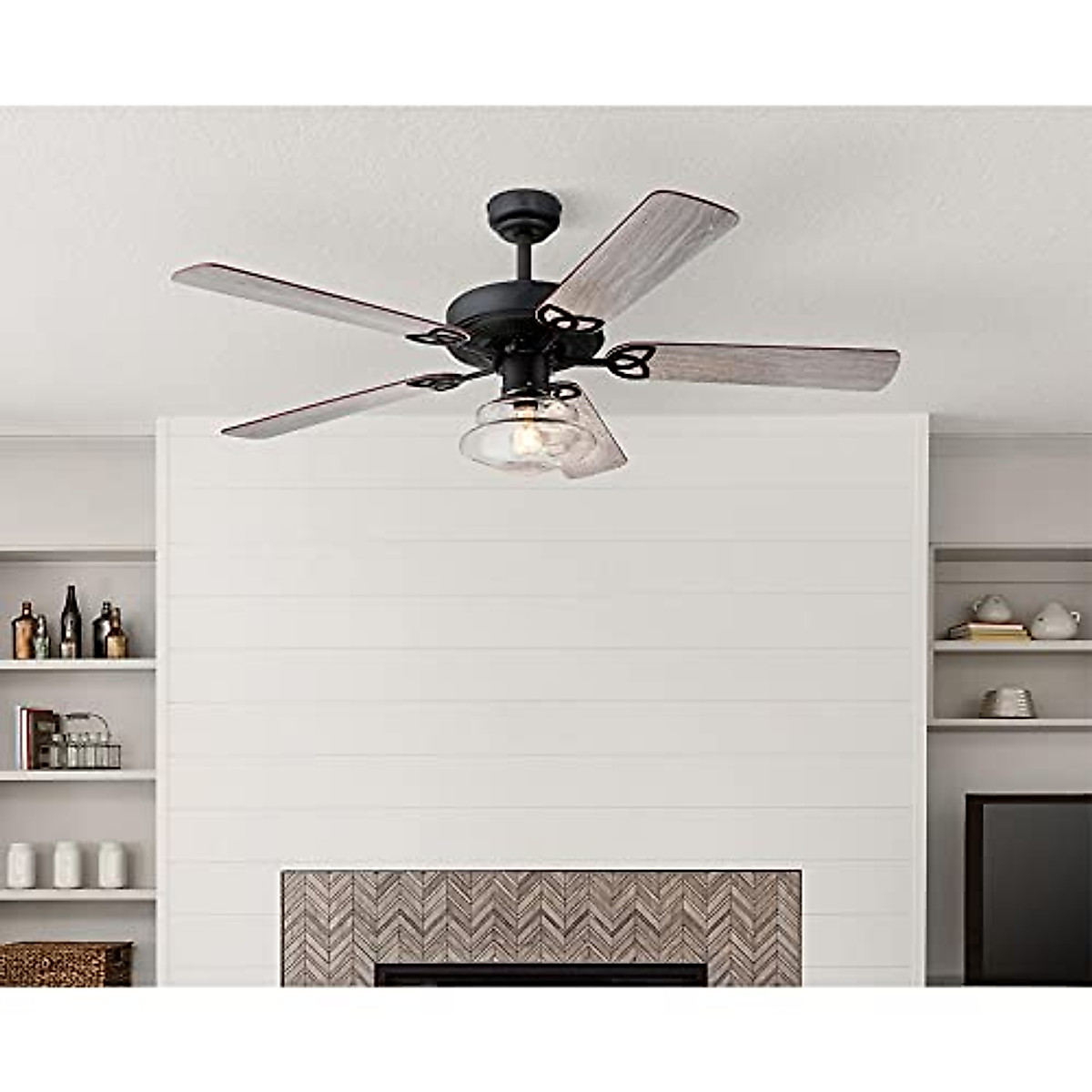 Westinghouse 7304800 Scholar Ceiling Fan, 52", Matte Black