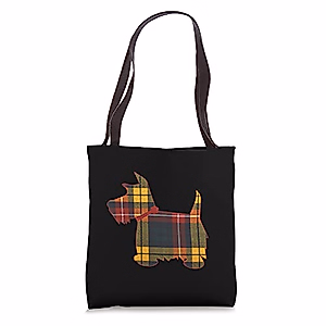 Buchanan Scottie Dog Scottish Terrier Scotty Tartan Plaid Tote Bag