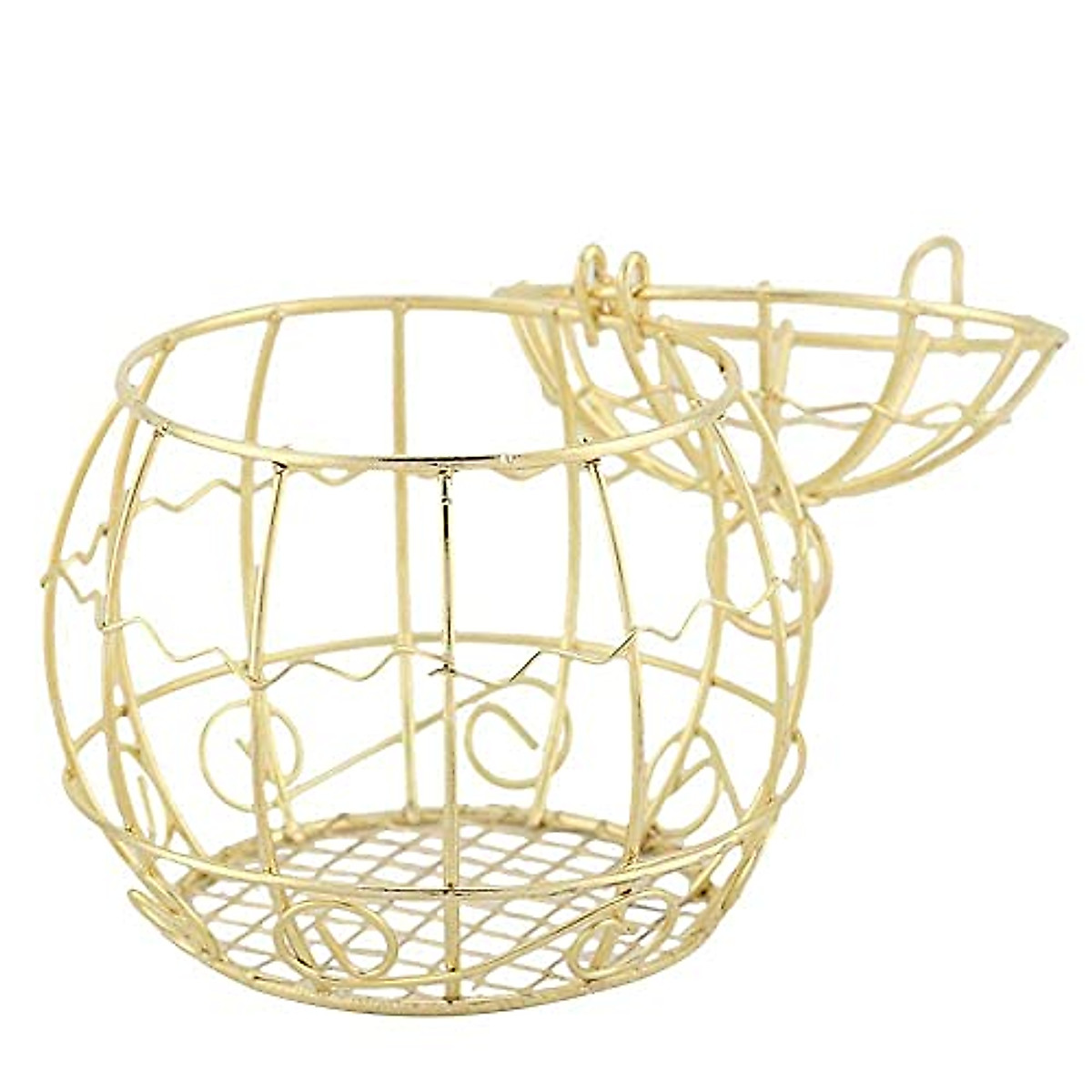 AUNMAS Bird Cage Candy Box, Decorative Gifts Sugar Container Small Chocolate Boxes Wedding Favor Banquet Party Home Decoration Christmas Present Accessories, Gold