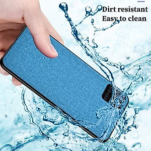 OLOBBIRD Light Thin Comfortable Skin-Friendly Canvas Phone Case for Samsung Galaxy A10 20 A30 A40 A50 A70 A80 A90 E S Back Cover. Personalized Popular Creative Durable Bumper(Green,A10)