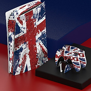 PlayVital Black Green Camouflage Full Set Skin Decal for PS5 Console Digital Edition, Sticker Vinyl Decal Cover for PS5 Controller & Charging Station & Headset & Media Remote