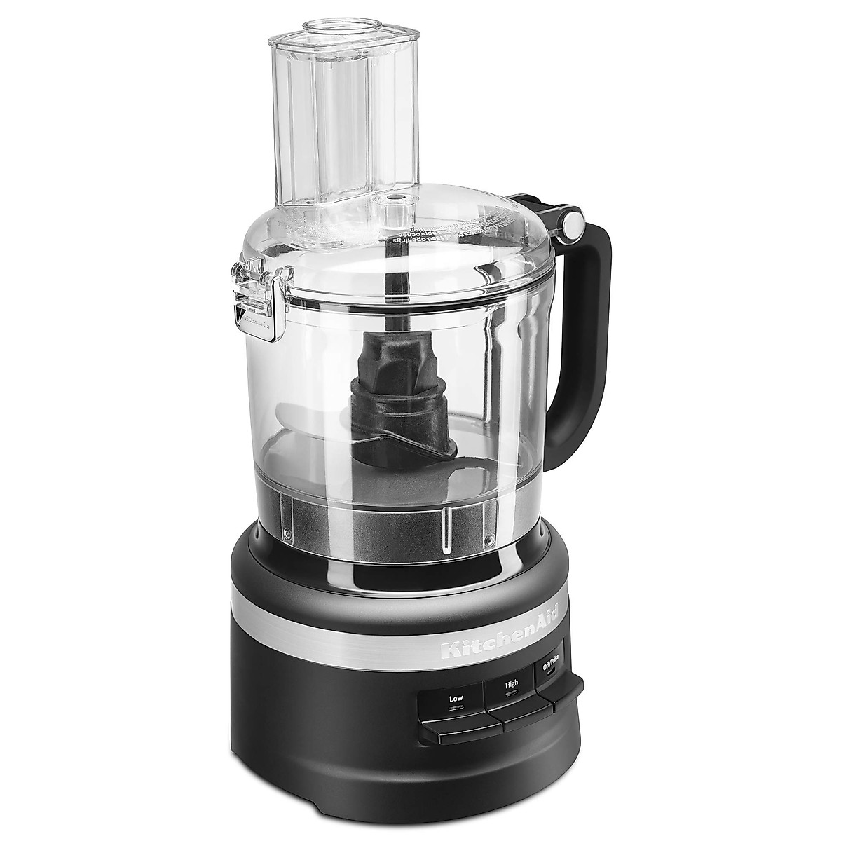 KitchenAid KFP0718BM Food Processor, 7 Cup, Black Matte (Renewed)