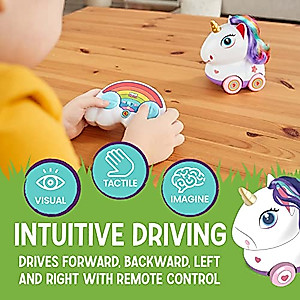 Poko Petz, Remote Control Car for Toddlers Unicorn Toys- 2.4GH For Girls, Unicorn Gifts For Girls, Light Up Toddler Toys, Singing, Talking Toys, Preschool Toys, Toddler Gifts for Ages 3 and Up
