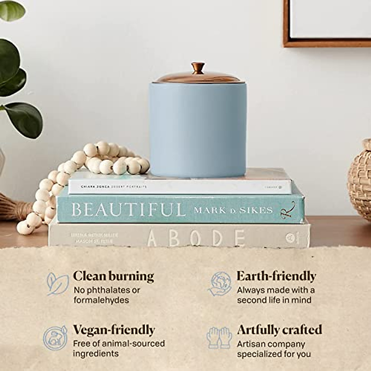 Paddywax Hygge Artisan Hand-Poured Scented Candle, 15-Ounce, Teakwood + Jasmine