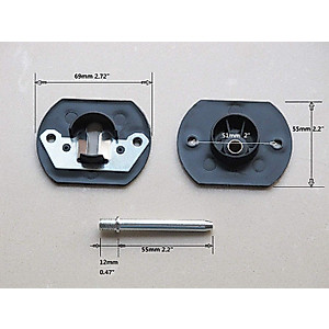 Pmsanzay Universal Sectional Sofa Couch Sectional Interlocking Bracket Furniture Connector Single Pin Style for Recliner/Sofa Furniture Suite Joint Connector, （Pack of 2）