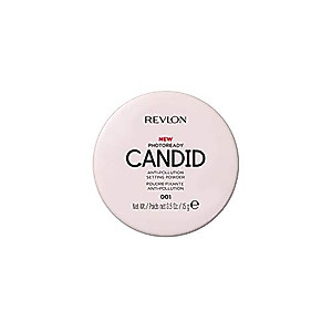 Setting Powder by Revlon, PhotoReady Candid Blurring Face Makeup, Anti-Pollution, Lightweight & Breathable High Pigment, Natural Finish, 001 Universal Translucent, 0.5 Oz