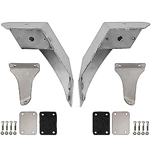 Buyers Products PLB17SS Plow Light Bracket Kit for Use with MACK Granite 2020+ Trucks, Durable Stainless Steel Construction, Mounts Easily to Truck Hood, MACK Granite Drump Truck Accessories