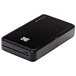 Kodak HD Wireless Portable Mobile Instant Photo Printer, Print Social Media Photos, Premium Quality Full Color Prints. Compatible w/iOS and Android Devices (Black)