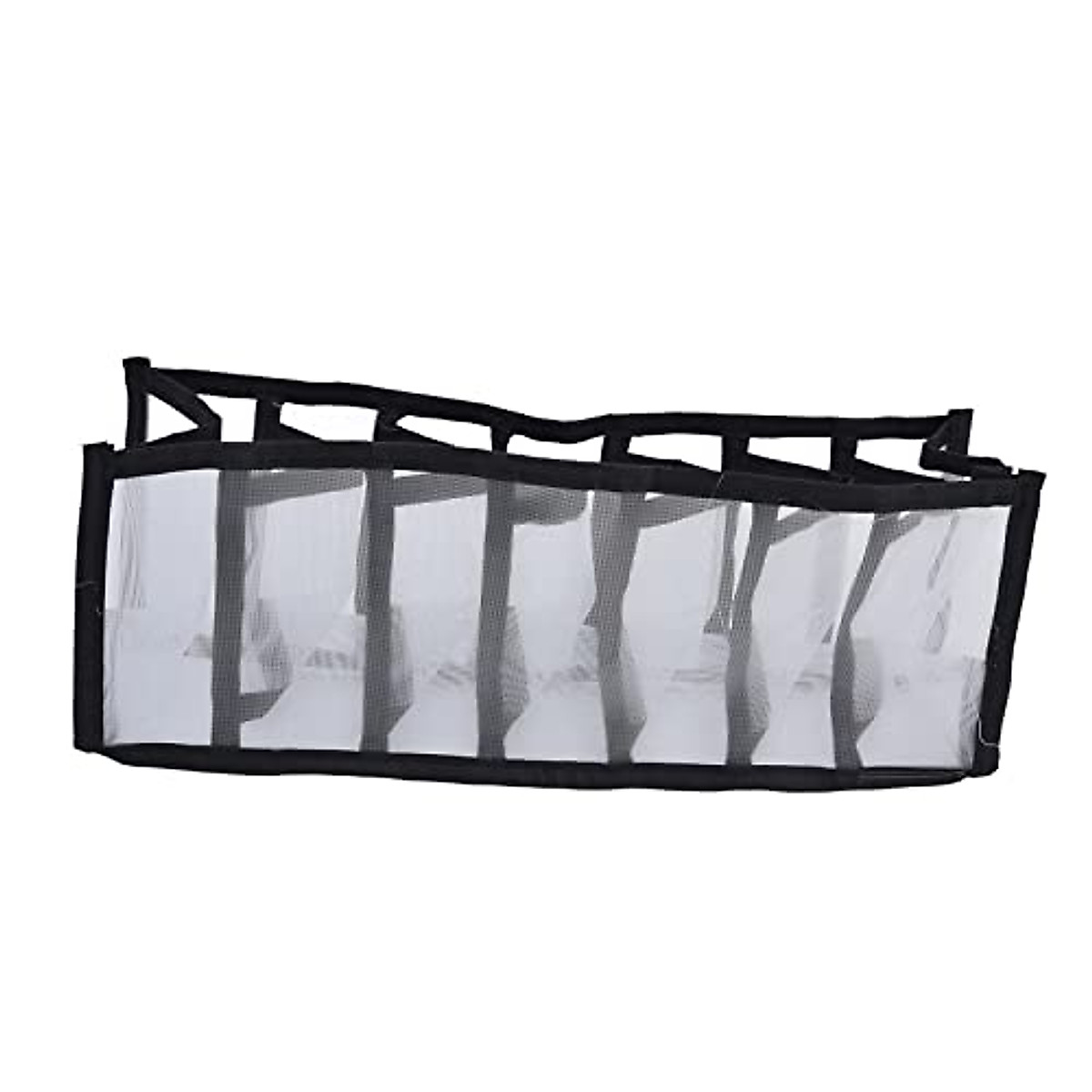 Orenic Mesh Bras Storage Box, Multi Purpose Foldable Drawer Divider for Underwear, Bras, Socks, Jeans, Panties, Leggings, T-Shirts, Foldable Compartment Storage Box Drawer Organizer(7cells)