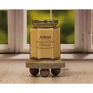 3 Pack - Smoke and Odor Eliminator Candle - Odor Eliminating Scented Candles for Home - Neutralizes Cigarette, Food, and Pet Smells | Natural Soy Wax Candle, Hand Poured in The USA